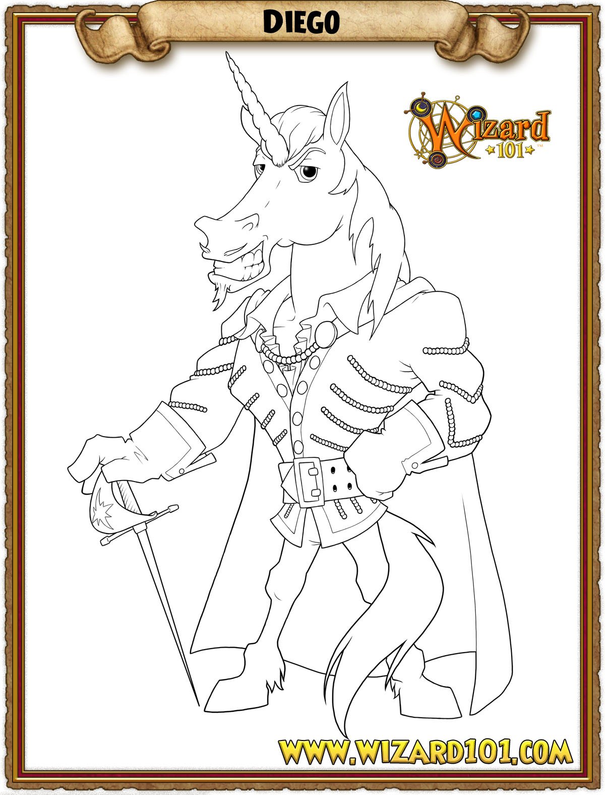 Coloring Pages | Wizard101 Free Online Game